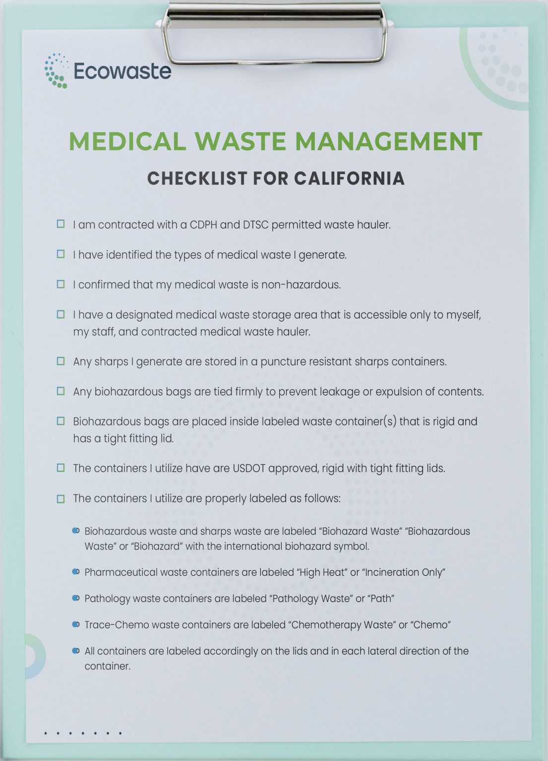 Comprehensive Sharps Waste Management Guide