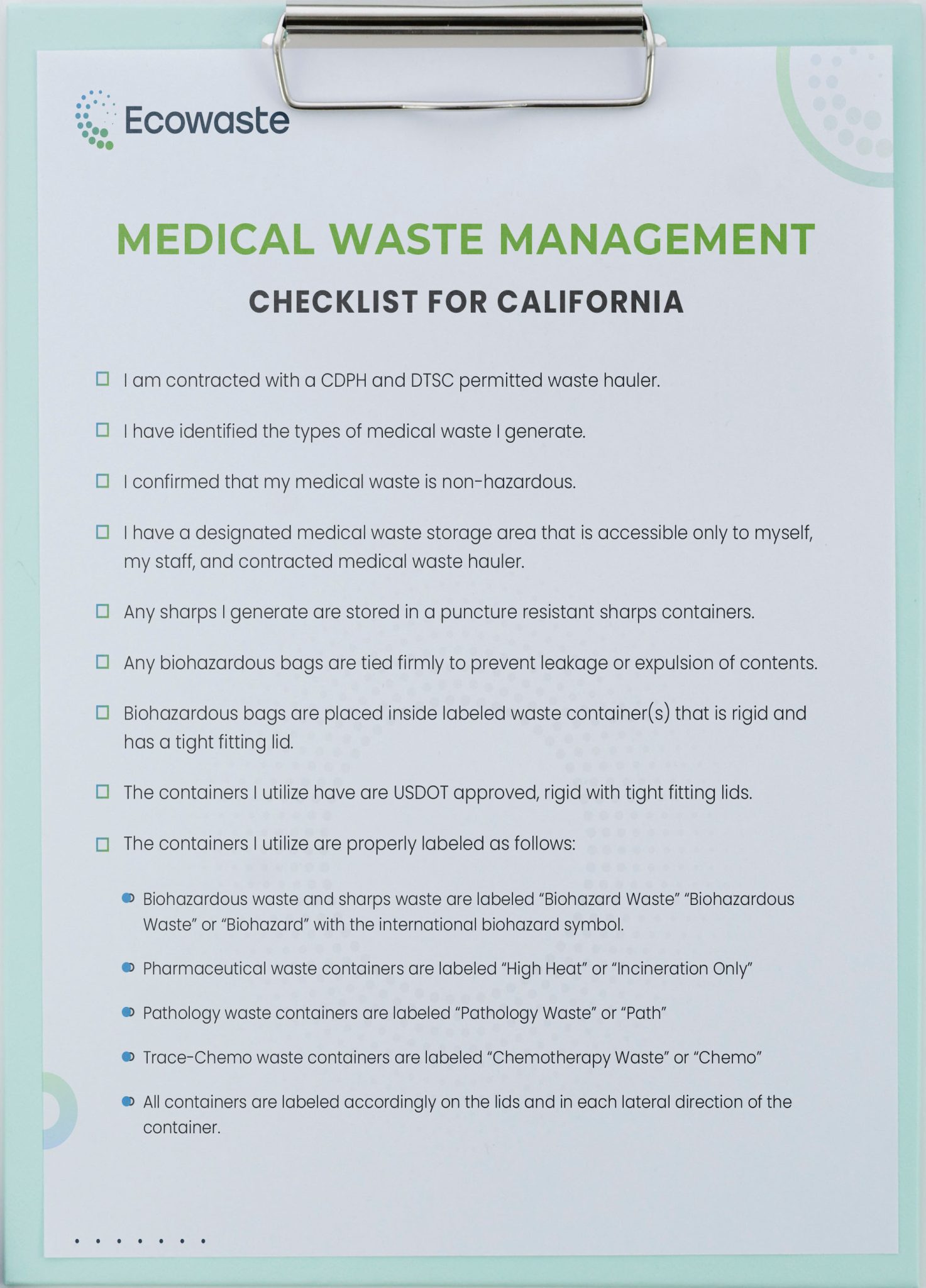 Comprehensive Sharps Waste Management Guide